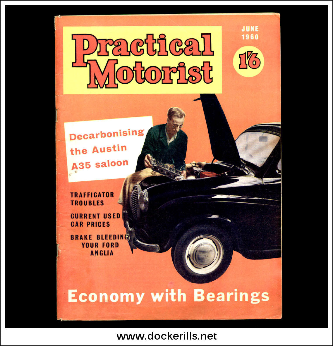 Practical Motorist Magazine June 1960 - Austin A35 Ford Anglia – Dockerills