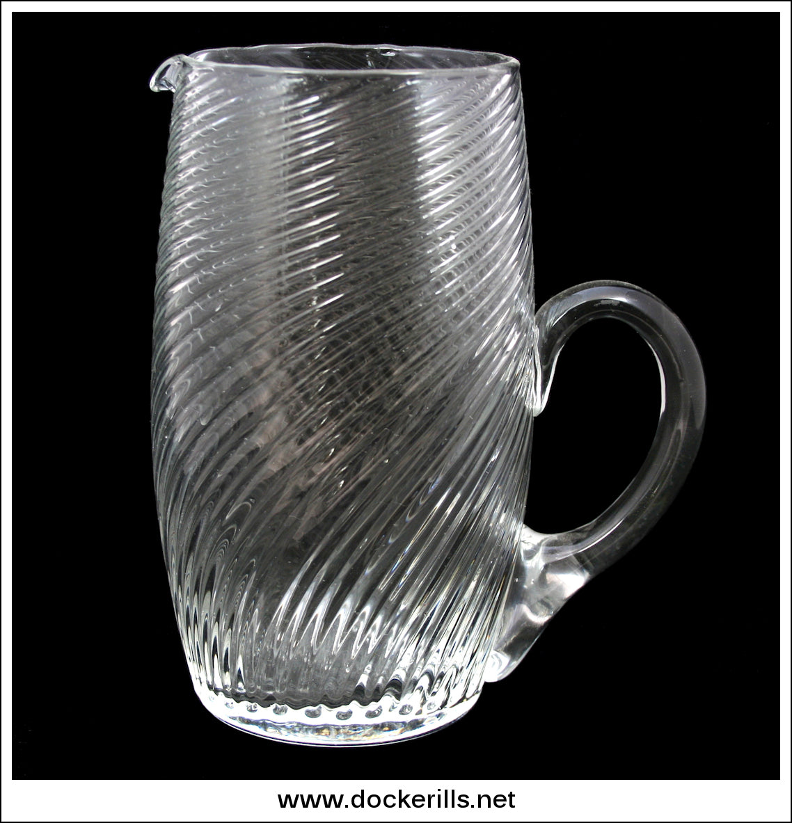 Victorian Antique Hand Blown Glass Jug. – Dockerills