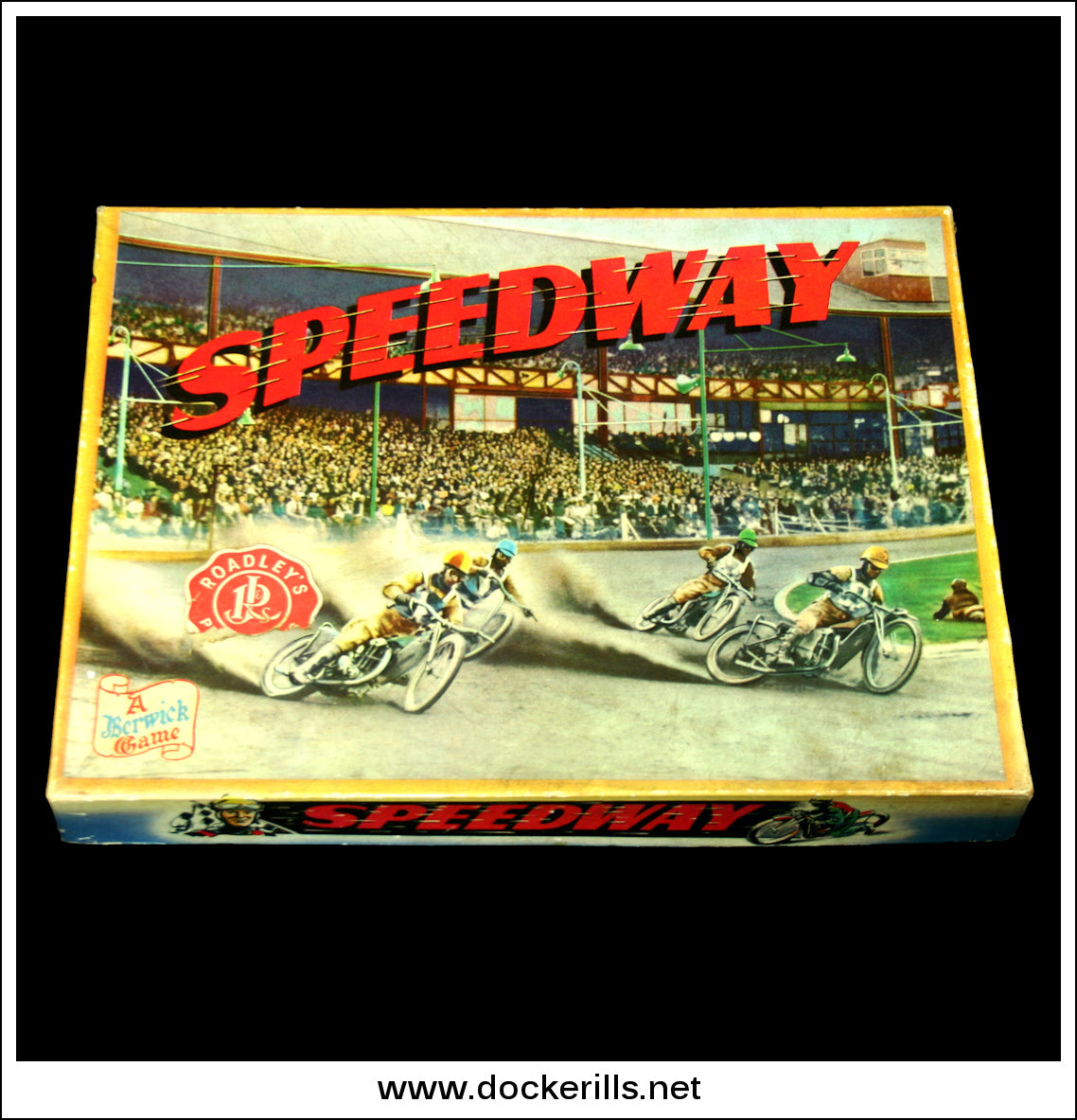 Berwick Speedway Game. Vintage Board Game c. 1950's. – Dockerills