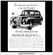 Daimler Regency Mk II. Original Vintage Advert From October 13th, 1954 ...