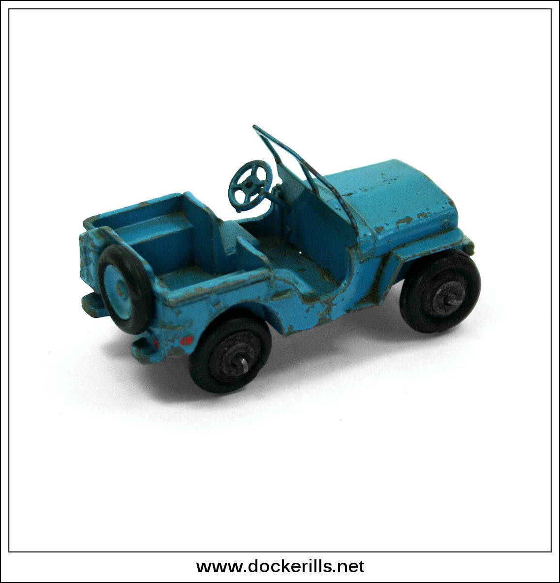 Dinky Toys 25j Jeep. Meccano. FOR RESTORATION. – Dockerills