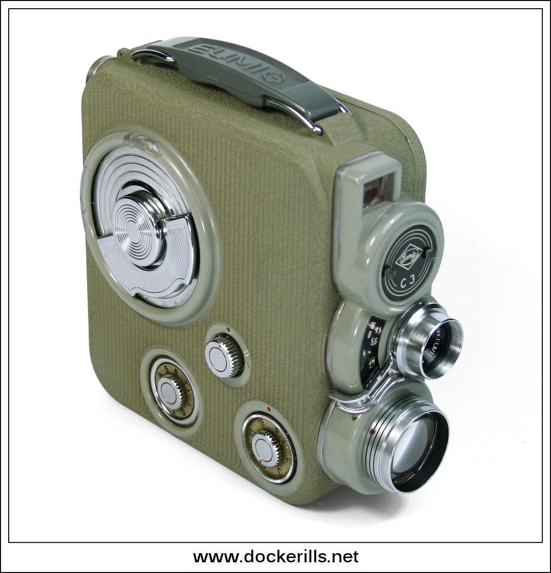 Vintage Eumig C3 Clockwork/Wind-Up 8 mm Cine/Movie Camera. Xenoplan f ...