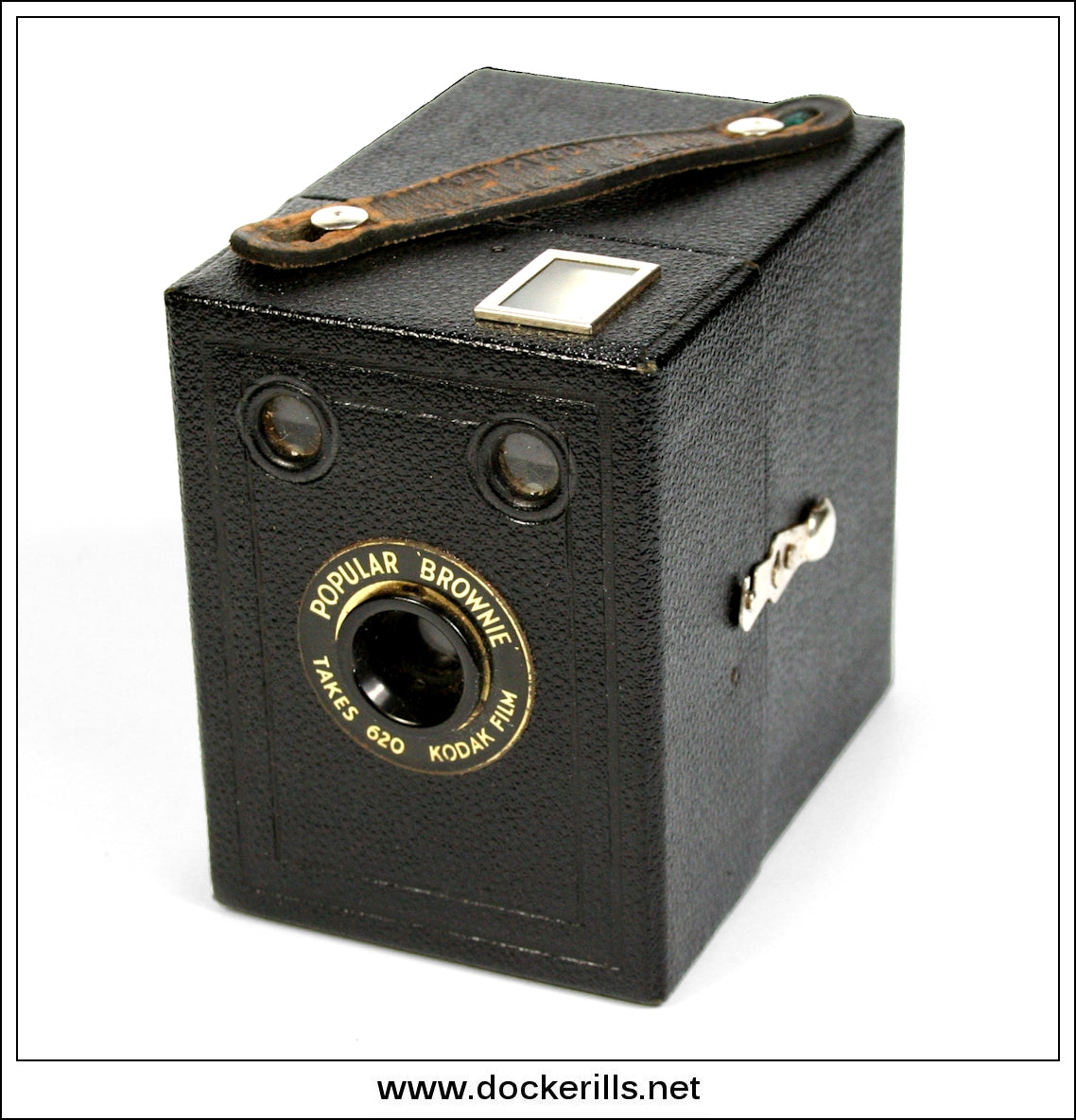 Vintage Kodak Popular Brownie Box Camera. – Dockerills