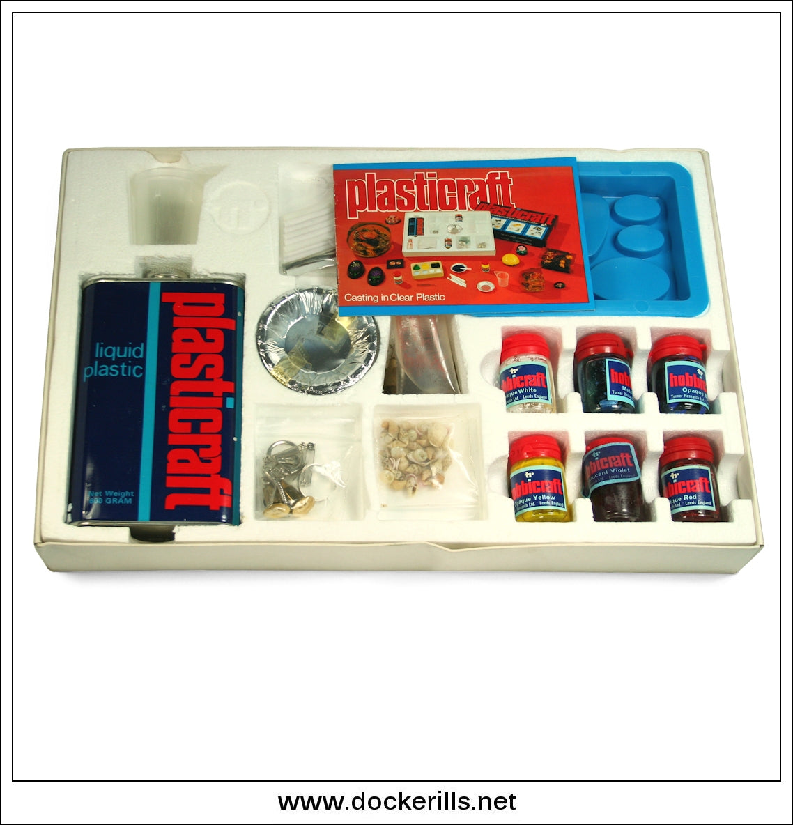 Vintage 1970's Plasticraft Craft Toy. Plastic Casting / Embedding Set ...