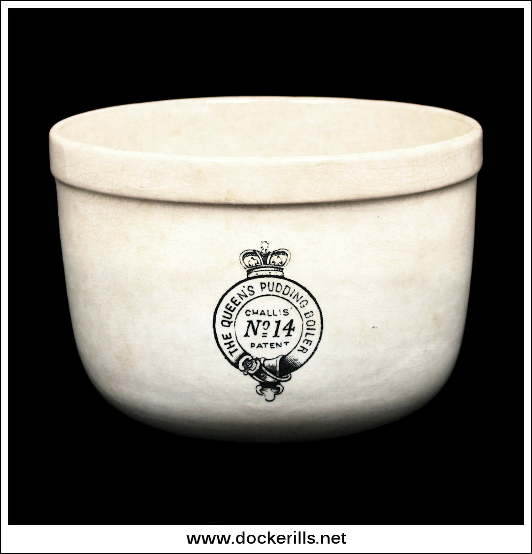 The Queen's Pudding Basin No. 14, Challis Patent. Antique Pudding Basi ...